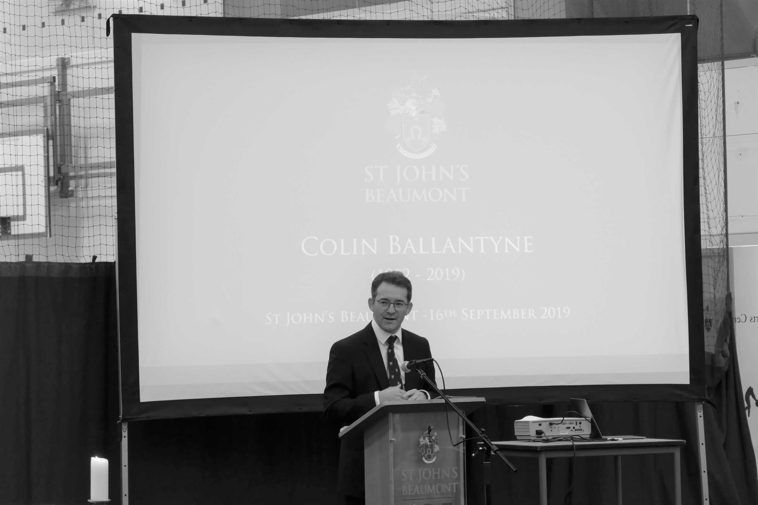 ST. JOHN'S BEAUMONT TO PAY FINAL TRIBUTE TO COLIN BALLANTYNE | St John ...